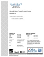 Glass & Glass Panels Product Guide
